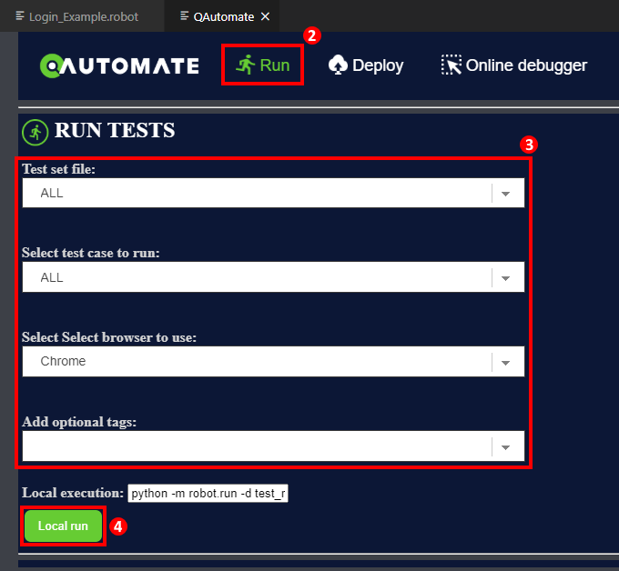 RPA Developer Document — QAutomate documentation